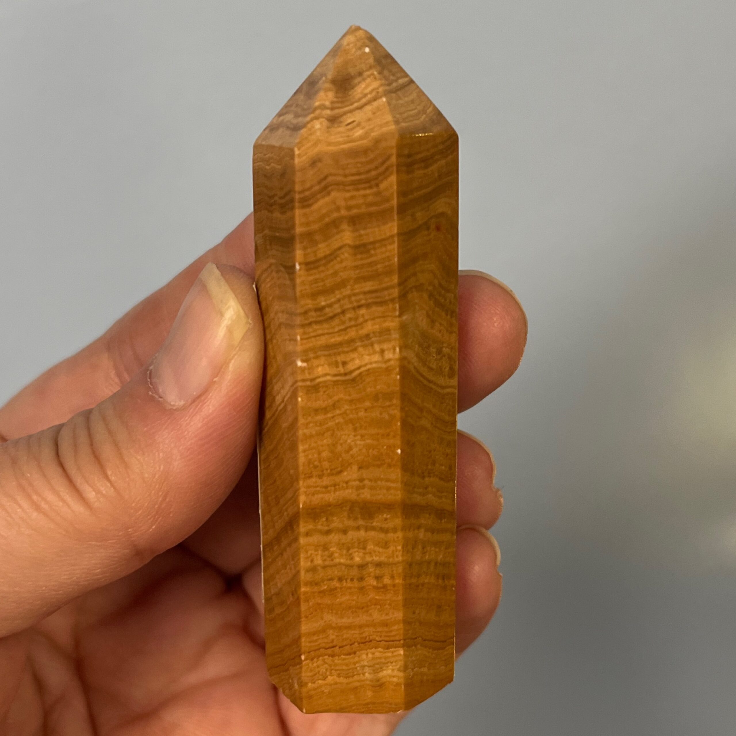 Wood Jade Obelisk - Arc Moon LLC