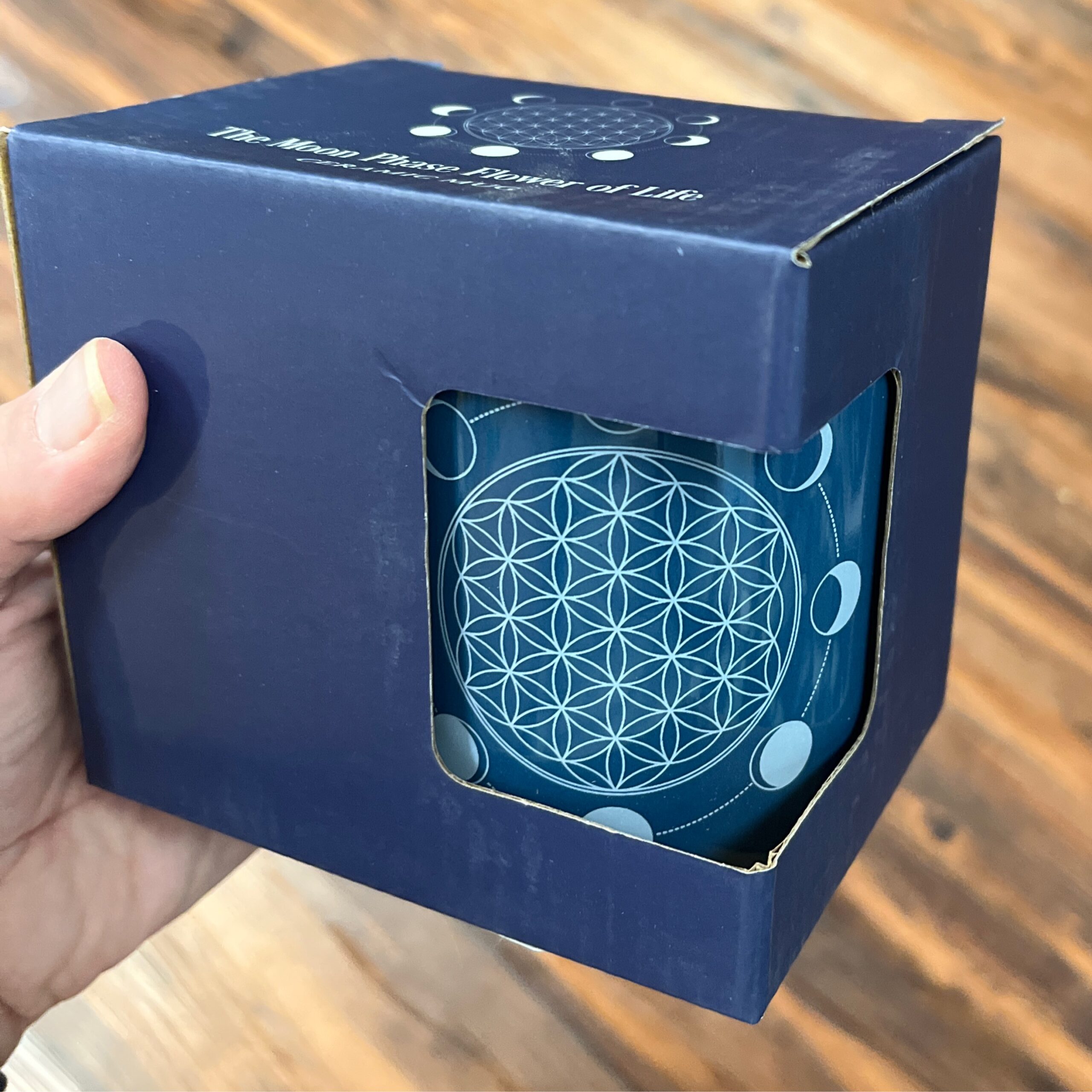 Moon Phase Flower of Life Mug - Arcane Moon LLC