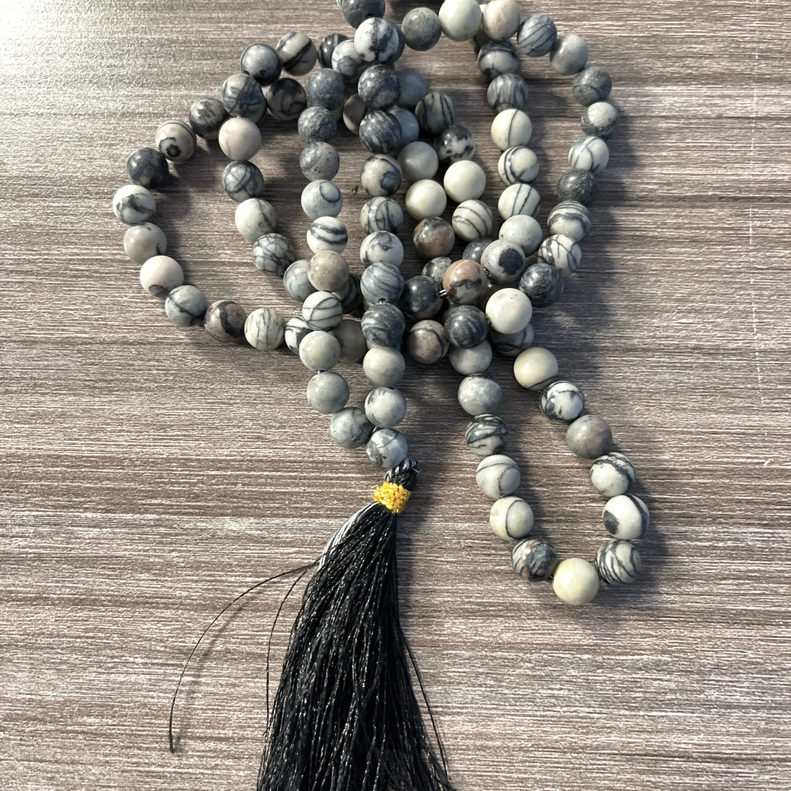 Picasso Jasper Mala - Arcane Moon LLC